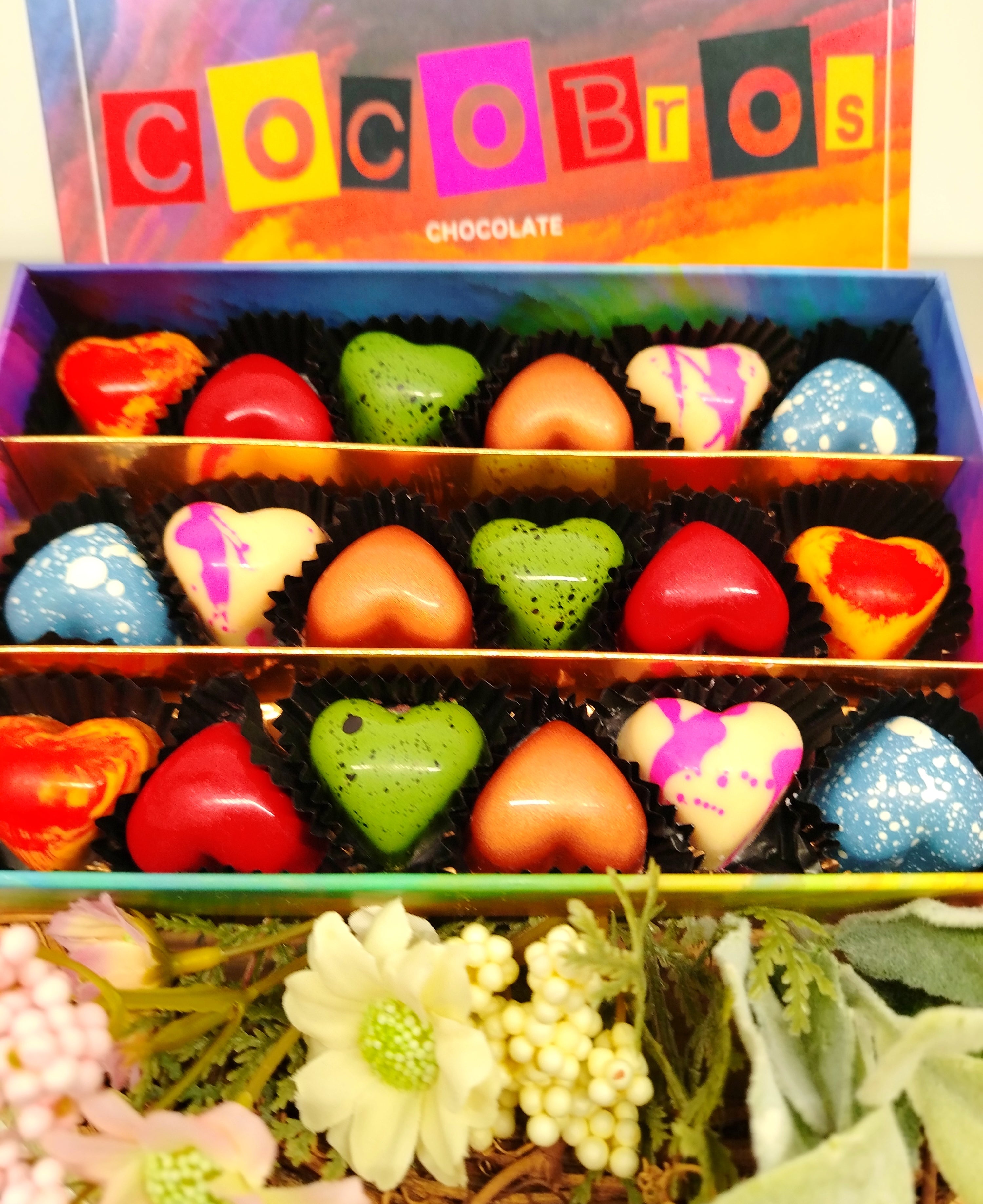 heart selection – Cocobros Chocolate